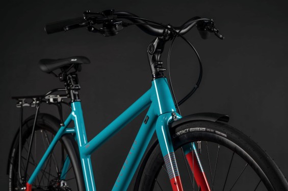 Coral Blue - custom bike project